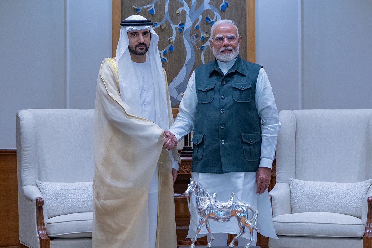 UAE and India Deepen Strategic Alliance as Sheikh Hamdan Meets Prime ...